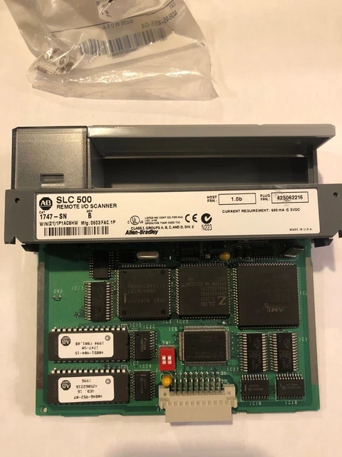 ALLEN BRADLEY 1747-SN Remote I/O Scanner Series B SLC 500, Brand new ...