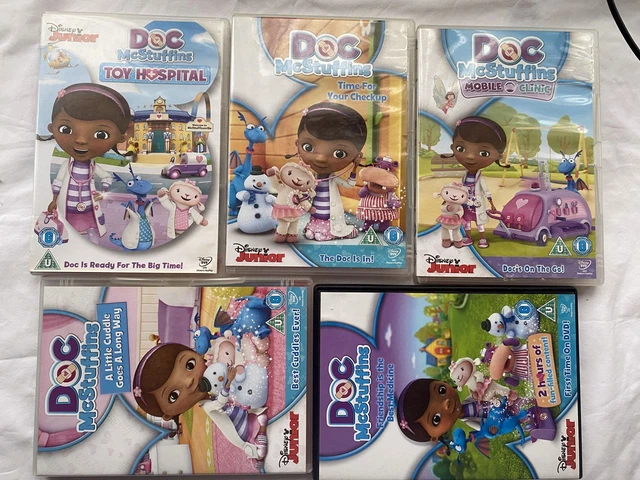 5 DOC MCSTUFFINS DVDs Toy Hospital Checkup Friendship Clinic 10hrs ...