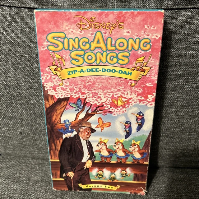 WALT DISNEY SING Along Songs Zip A Dee Doo Dah VHS Video Tape Volume 2 ...