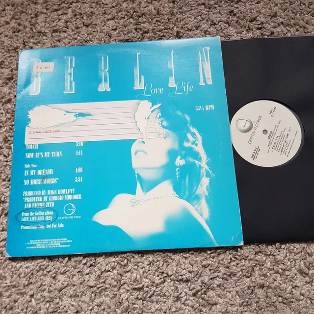 BERLIN - LOVE life Sampler US 12'' Disco Vinyl PROMO (Touch/ No more ...