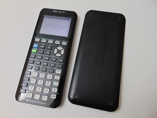 TEXAS INSTRUMENTS TI-84 Plus CE 84+ Graphing Calculator w/ Cover ...