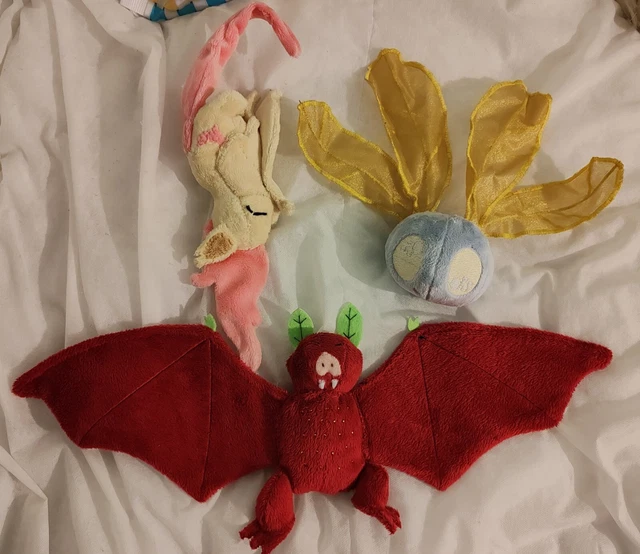 MY LITTLE PONY Custom Plushies Fluttershy Flutterbat, Soot Sprite ...