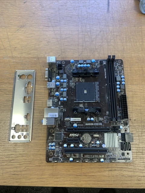 MSI A68HM-E33 V2 FM2+ A68H M-ATX Motherboard With IO Shield £21.51 ...