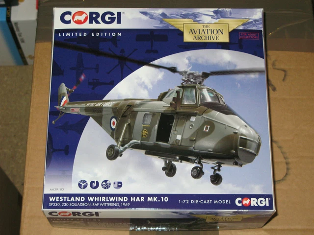 CORGI AVIATION AA39103 Westland Whirlwind Har Mk.10 Xp330 230 Sqn Raf ...