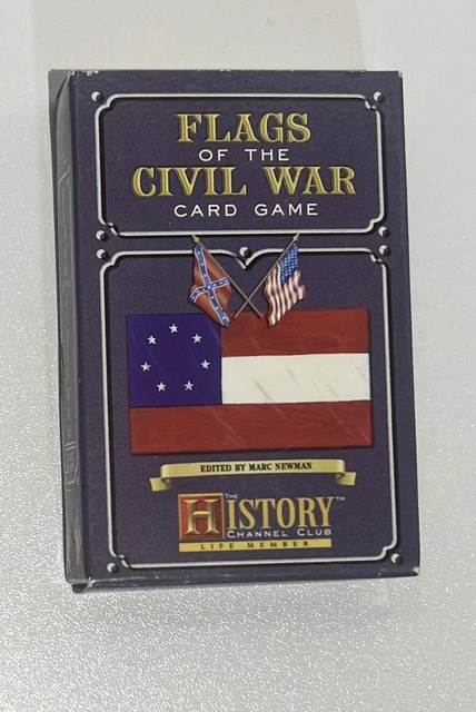 THE HISTORY CHANNEL'S Flags of the Civil War Card Game Cards Unopened £ ...