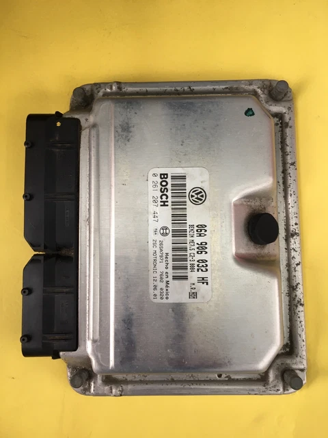 02 VW JETTA GOLF GTI 1.8L A/T Engine ECM ECU Control Module Unit ...