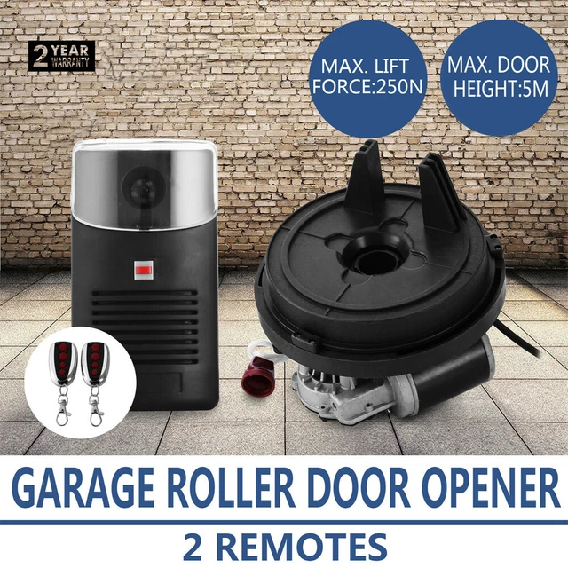 GARAGE ROLLER DOOR Opener Motor Rolling Gate Automatic With 2 Remote ...