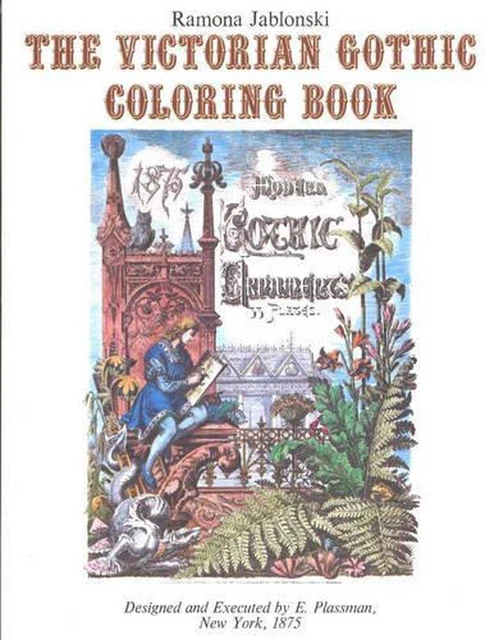 VICTORIAN GOTHIC COLORING Book by Ramona Jablonski (English) Paperback ...