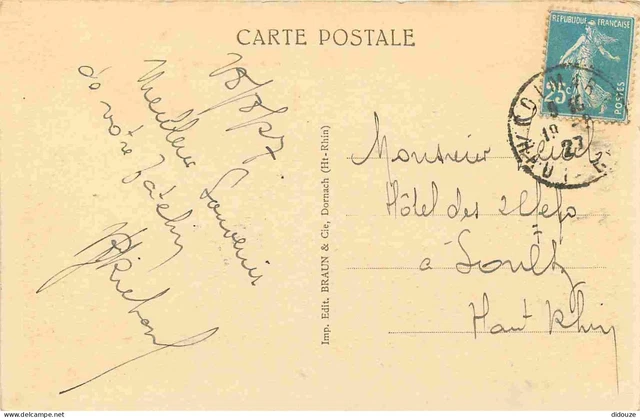 68 - LA Schlucht - Vue Générale aérienne sur les Hotels - CPA ...