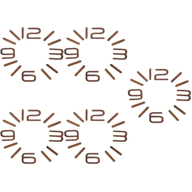 5 SETS OF Clock Numbers Clock Number Accessories Clock Replacement ...