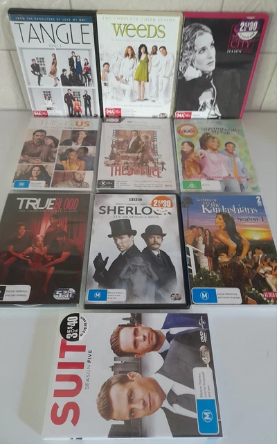 BULK DVD BUNDLE TV Series On DVD Lot Of 10 Drama British Reality Disney ...