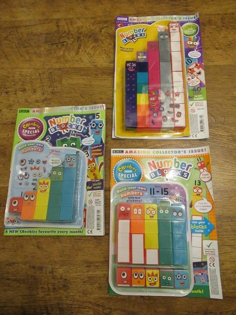 NUMBERBLOCKS CBEEBIES MATHS Help Magazines 1-15 figure blocks EYFS Home ...