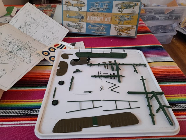 RARE VINTAGE MERIT De Havilland Dh.2 1/48 Scale Incomplete? £21.47 ...