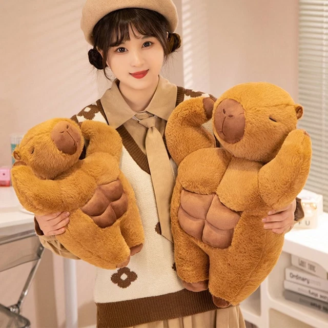PP COTTON CAPYBARA Muscle Man Plushies Toy Friends Birthday Gifts $30. ...