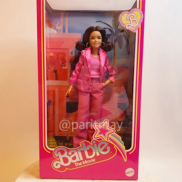 Barbie The Movie Collectible Gloria Doll Wearing Pink Power Pantsuit