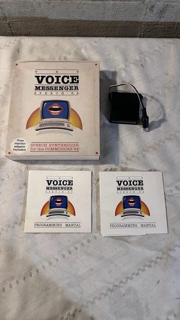 THE VOICE MESSENGER Commodore 64 Speech Synthesizer Working Complete In ...
