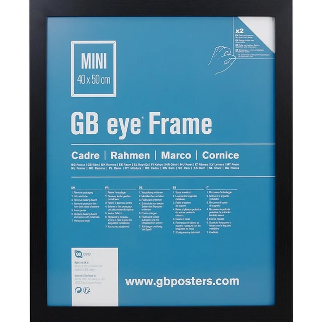 GBEYE - CADRE MDF Noir - Mini - 40 x 50cm - EUR 37,80 - PicClick FR