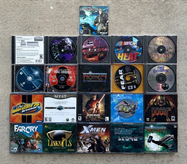 LOT OF 21 PC/CD-ROM Video Games Complete W/ Jewel Cases Tested $51.58 ...