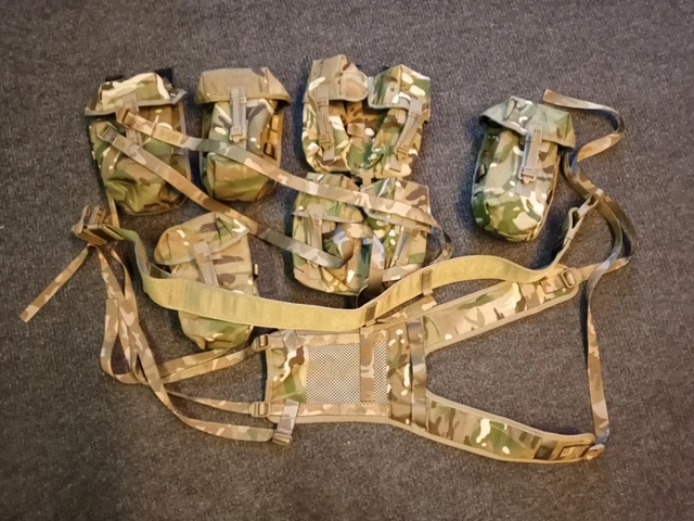 BRITISH ARMY MTP Camo Webbing Set £59.50 - PicClick UK