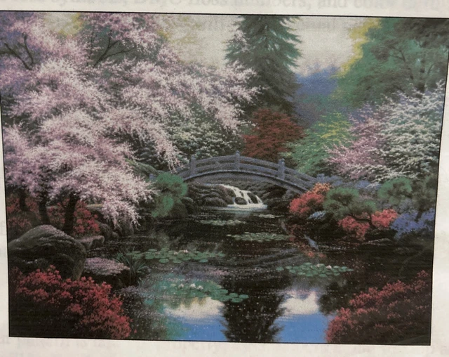 BRIDGE OF TRANQUILITY Shinysun’s Cross Stitching 460w x 348h Stitch ...