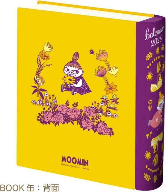 GAKKEN STAFLE 2026 Calendar Moomin Tabletop Book Tin with Stand Little My $88.43 - PicClick AU