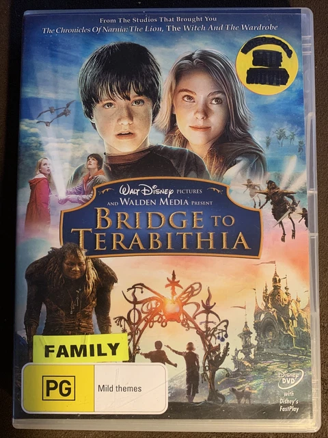 KIDS DVD: WALT Disney - Bridge To Terabithia. Stunning Fantasy & Visual ...