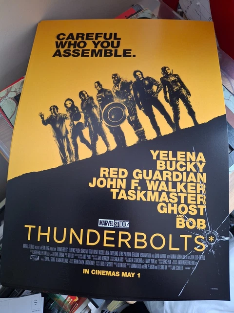 CINEWORLD EXCLUSIVE A3 Thunderbolts Poster Marvel Studios £4.87 ...