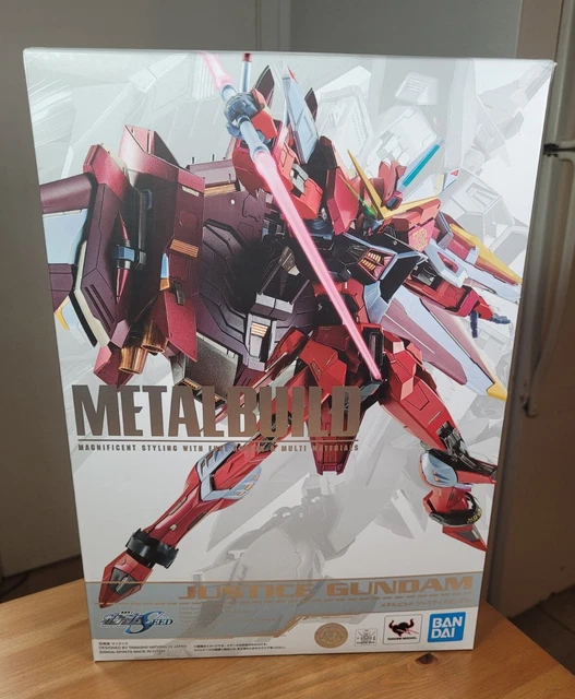 METAL BUILD JUSTICE Gundam PVC Figure Mobile Suit Gundam Seed Bandai ...