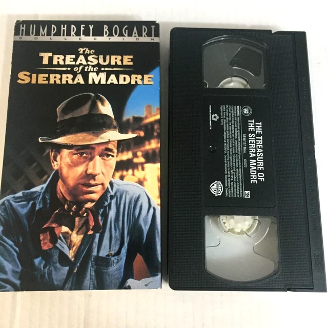THE TREASURE OF the Sierra Madre VHS tape Ships Same Day With Tracking ...