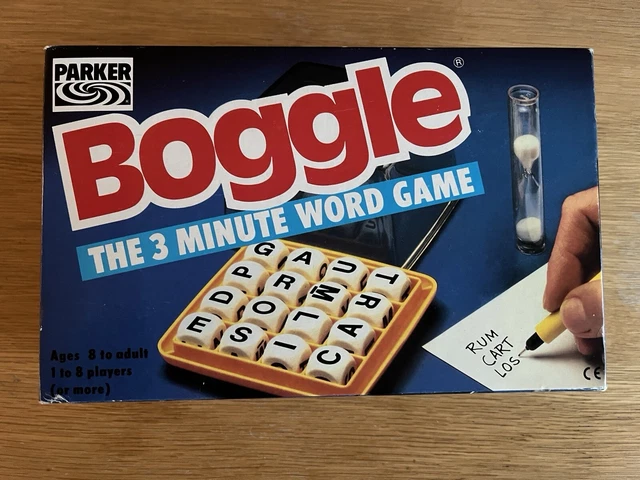 VINTAGE BOGGLE WORD Game Dice by Parker COMPLETE VGC £4.99 - PicClick UK