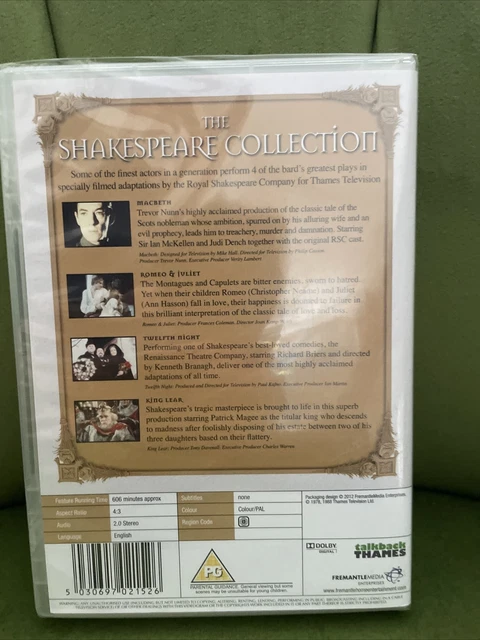 THE SHAKESPEARE COLLECTION: Macbeth/Romeo & Juliet/Twelfth Night/King ...