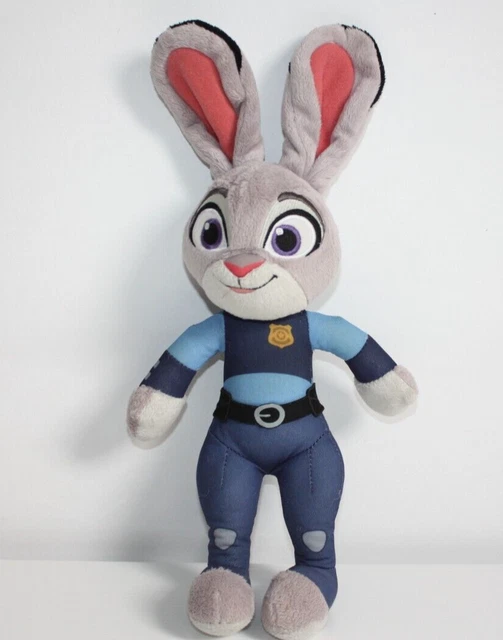 DISNEY ZOOTROPOLIS TALKING Officer Judy Hopps Rabbit Plush Soft Toy ...