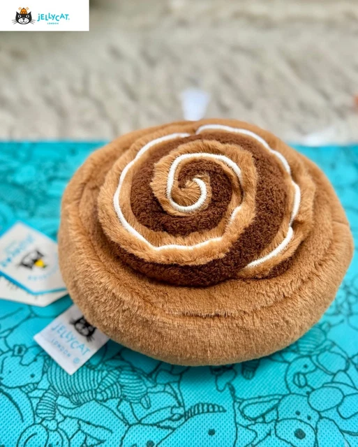 JELLYCAT AMUSEABLES CINNAMON Bun 8cm Soft Toy With Tag With Dust Bag £ ...