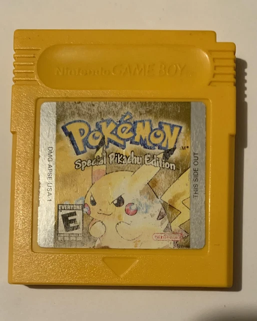 POKÉMON YELLOW VERSION Special Pikachu Edition Nintendo Game Boy, 1999 ...