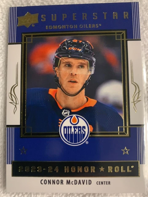 2023-24 UPPER DECK Series 1 HR-28 Connor McDavid Superstar Honor Roll ...