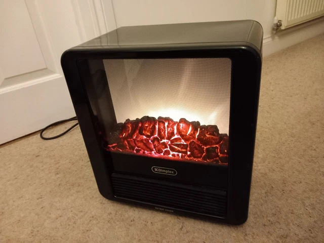 DIMPLEX BLACK ELECTRIC Microfire Fan Heater Model MCF15B 1500W £31.90 ...