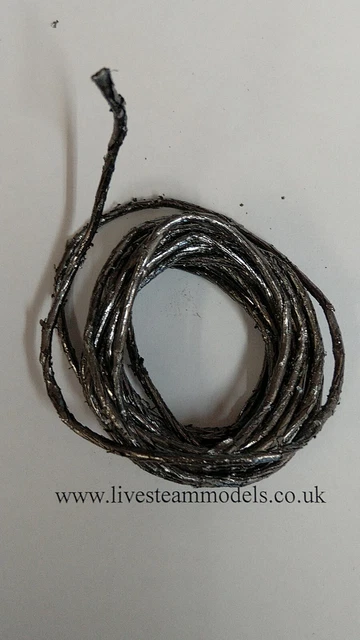 1.5MM GRAPHITE YARN gland packing live steam loco traction engine £8.98 ...