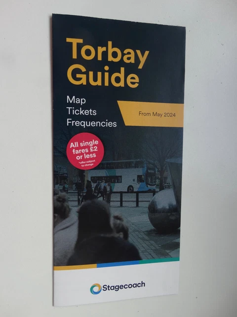 STAGECOACH SOUTH WEST leaflet: Torbay Guide: May 2024 £0.94 - PicClick UK