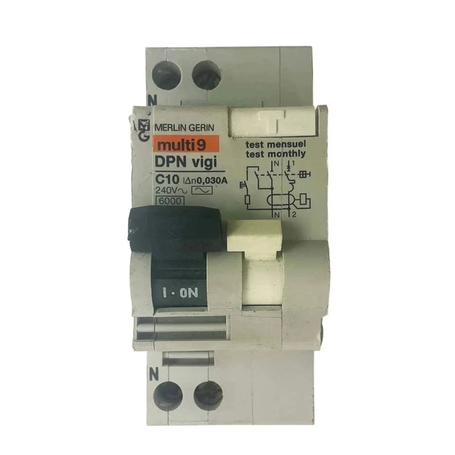 MERLIN GERIN MULTI9 Miniature Circuit Breaker 1P+N 240V 30mA C10 DPN VIGI 11750 $70.95 - PicClick AU