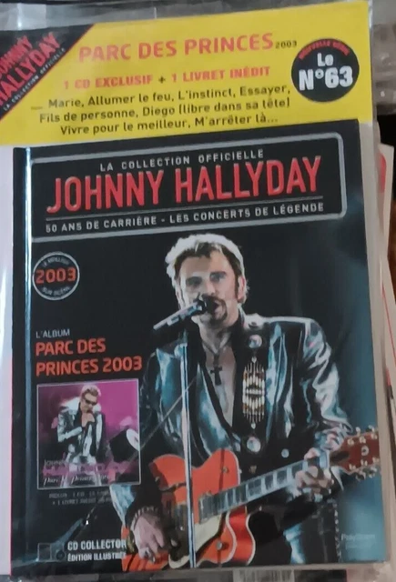 JOHNNY HALLYDAY - Collection officielle, Cd N.63 + Livret -Parc des ...