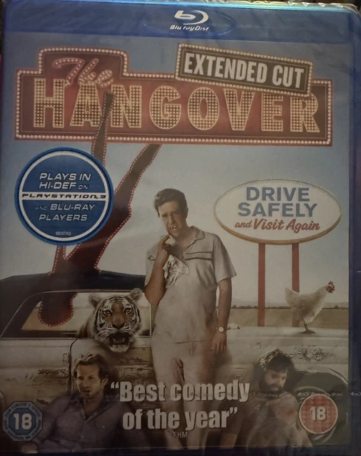THE HANGOVER BLU-RAY Extended Cut Bradley Cooper Zach Galifianakis New ...