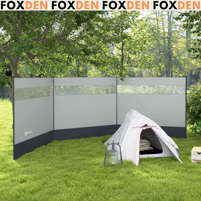 HEAVY DUTY PORTABLE Camping Windbreaks Wind Blocker Window Privacy Wall ...