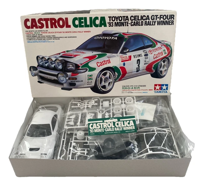 TAMIYA 1:24 TOYOTA Celica GT-Four 1993 Monte Carlo Rally Winner Model ...