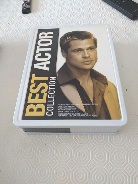 DVD BEST ACTOR collection brad pitt metal box (piccola ammaccatura vedi ...