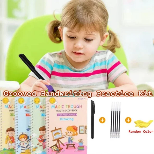 FOR KIDS GROOVED Handwriting Practice Kit Preschool Handwriting ...