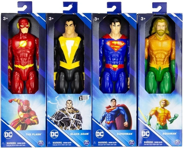 DC COMICS 12& Figuren The Flash Black Adam Superman Aquaman NEU EUR 8 ...