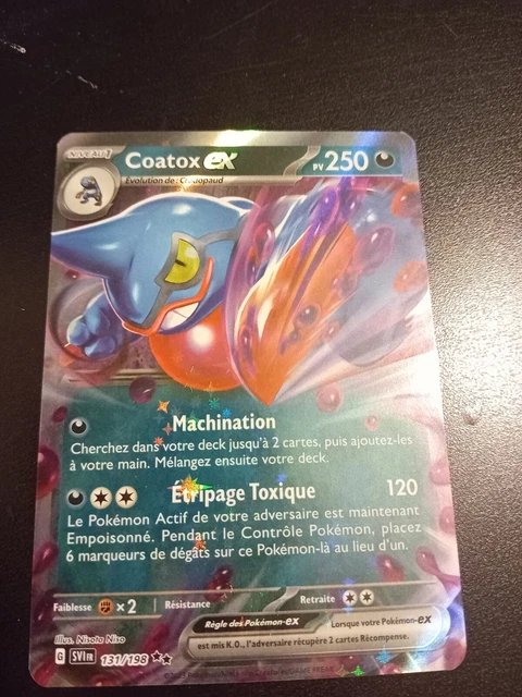 CARTE POKÉMON COATOX ex 131/198 EV01 Ecarlate et Violet FR EUR 1,00 - PicClick FR