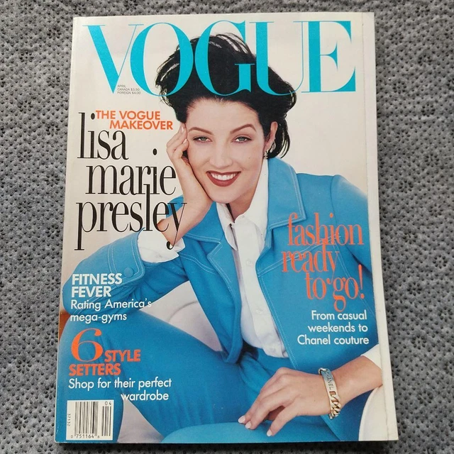 THE COVER IS Presley'S Daughter Vogue American Edition 1996 April Issue ...