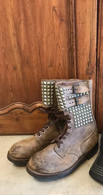 WWII WWI VIETNAM French Military Boots Ranger Scout Paratrooper Boots ...