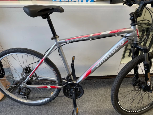 USED AMMACO MTX Bicycle 19" Silver £30.00 - PicClick UK